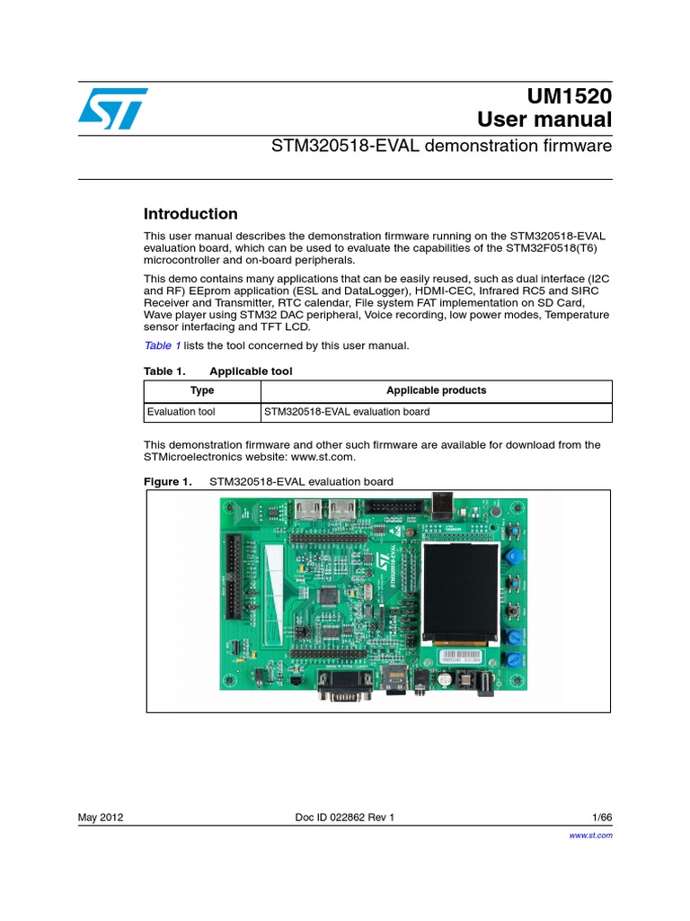 stm32 f051 Wave Player | PDF | Computer File | Electrical Connector stm32 f051 Wave Player | PDF | Computer File | Electrical Connector