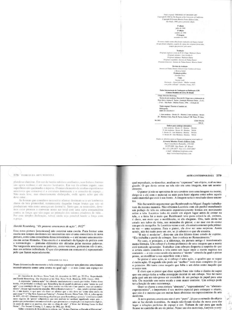 Harold Rosenberg - Pintores Norte-Americanos de Ação | PDF