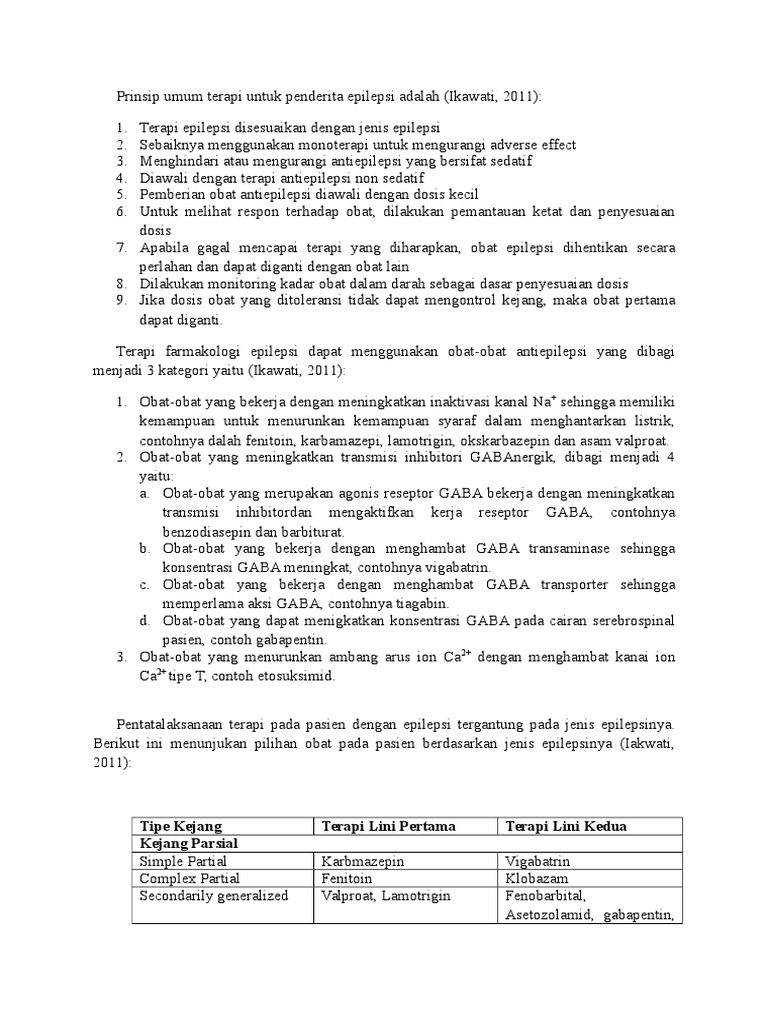 Prinsip Terapi, Terapi Farmakologi, Terapi Non Farmakologi | PDF ...