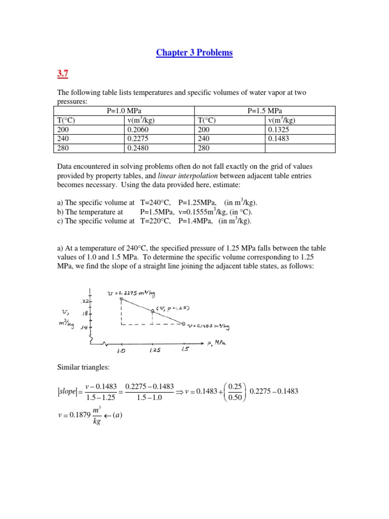 Chapter 3 Problems 7th Edition | PDF | Gases | Heat