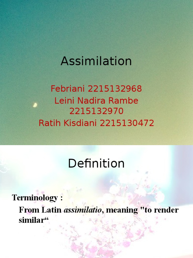 English Phonetic and Phonology-Assimilation | PDF | Consonant | Speech