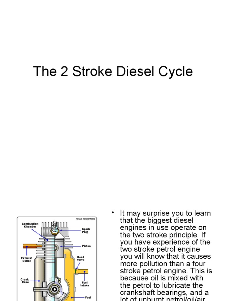 The 2 Stroke Diesel Cycle | PDF | Internal Combustion Engine | Diesel ...