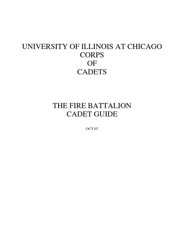 Cadet Handbook | PDF | Officer (Armed Forces) | Strength Training
