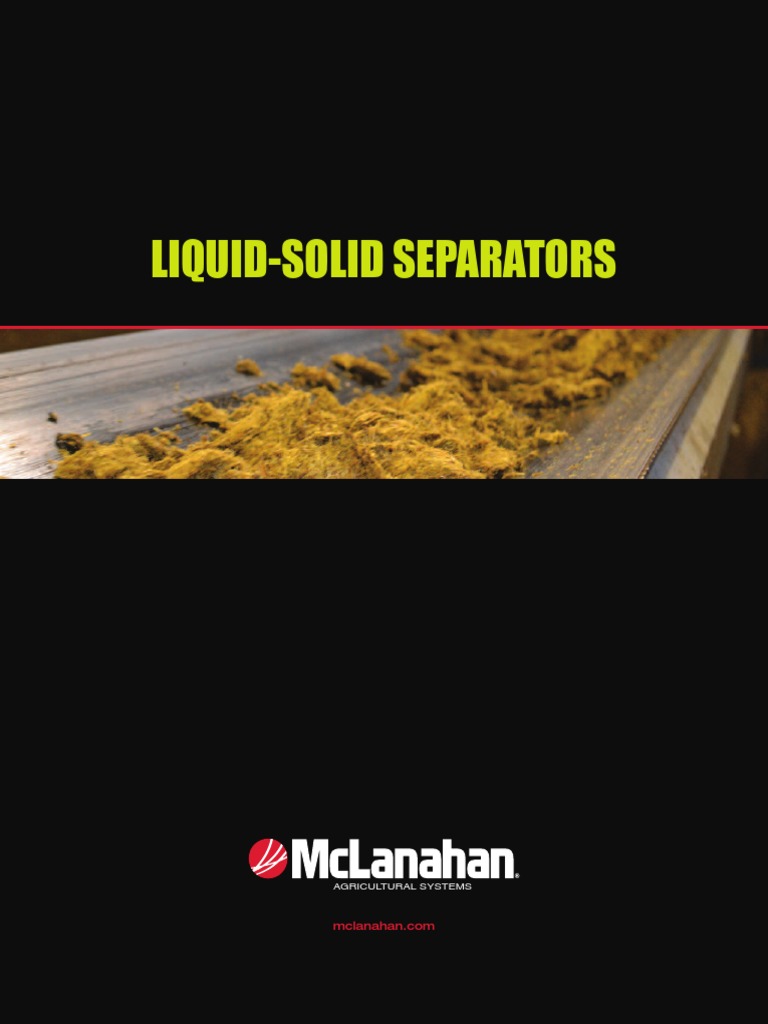 Liquid-Solid Separator Brochure | PDF | Pump | Solid