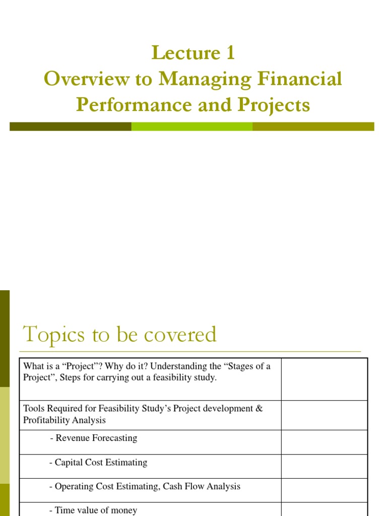 L1a-Introduction To Projects | PDF | Project Management | Procurement