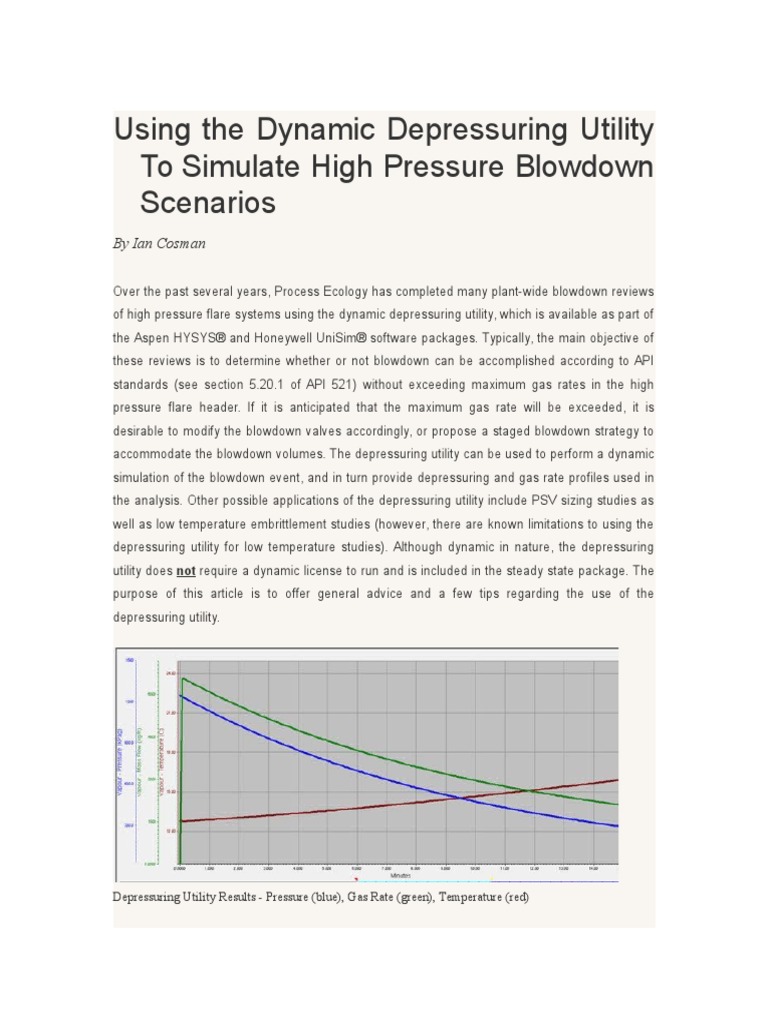 Depressurization | PDF | Valve | Pipe (Fluid Conveyance)