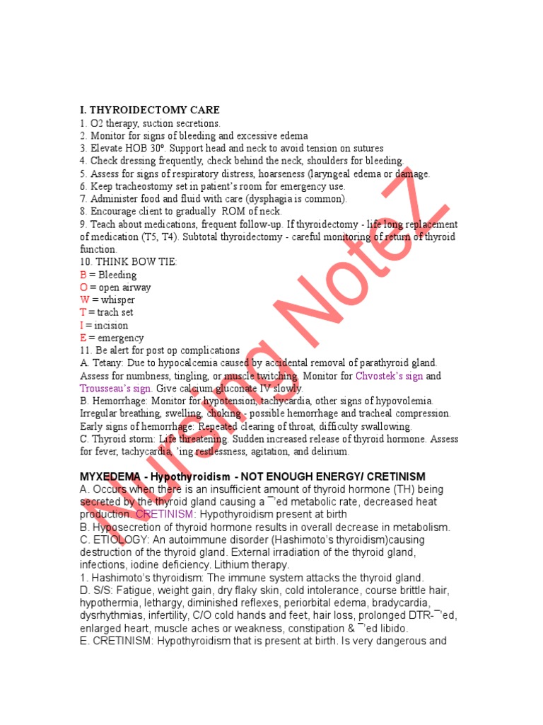 Review Ped Sob | PDF | Thyroid | Coagulation