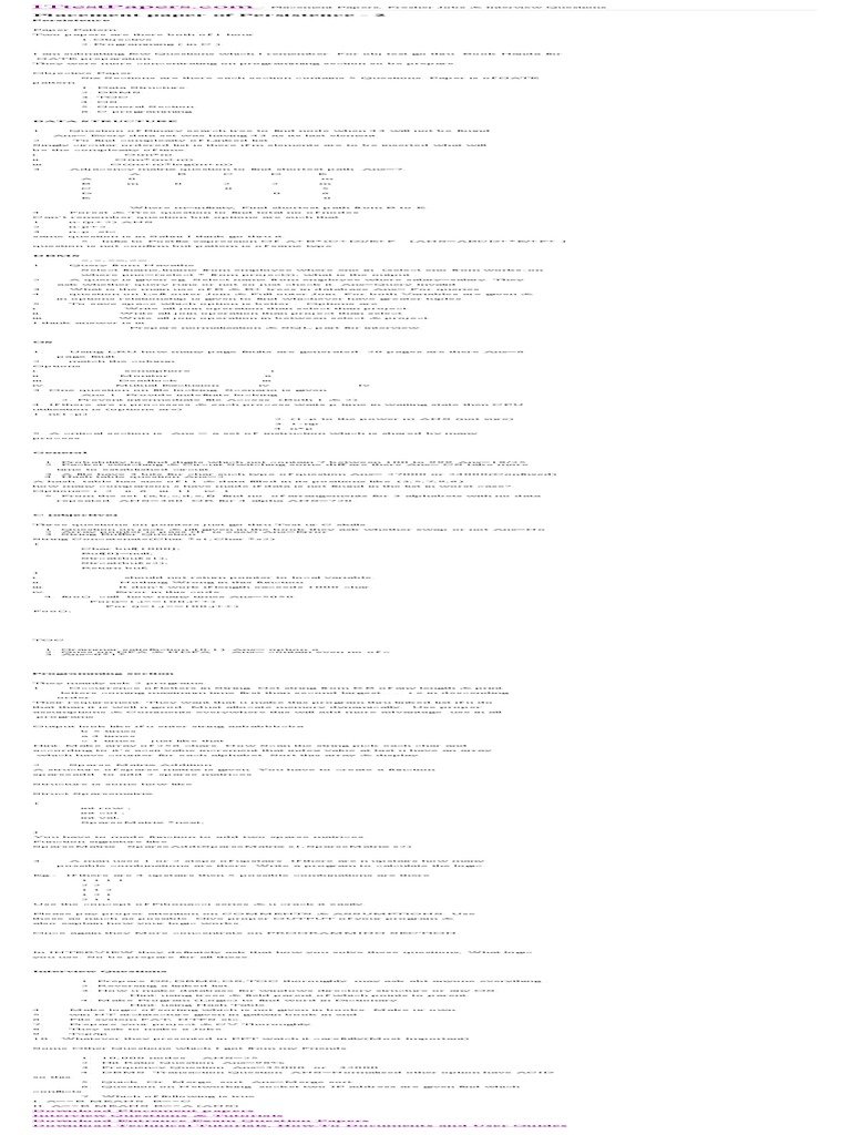 2343 1112 Placement Paper of Persistence 2 | PDF