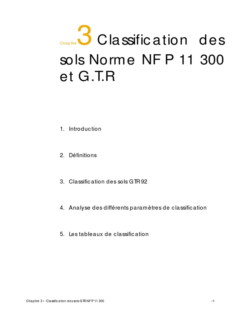 Classification GTR | PDF | La nature | Science