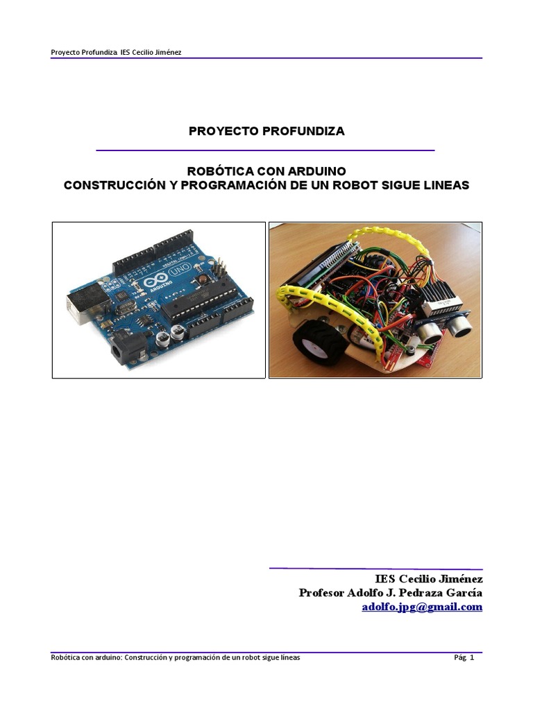 Robot Siguelineas Con Arduino | PDF | Arduino | Solenoide