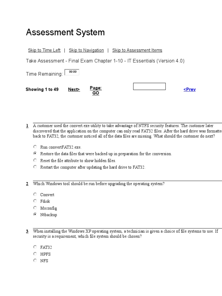 IT Essentials Final Exam Guide | PDF | Image Scanner | Computer Network
