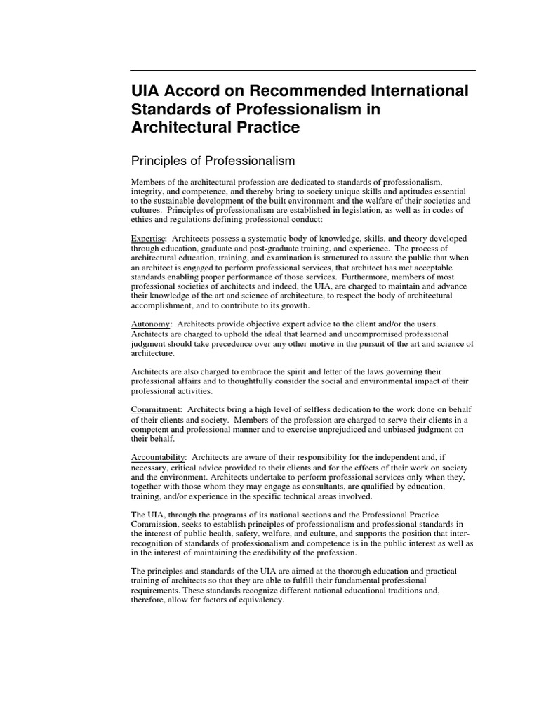 Uap Doc 200 | PDF | Architect | Profession