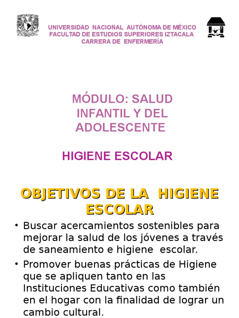 Higiene Escolar | PDF | Higiene | Champú