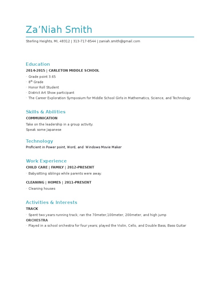 Resume Final | PDF