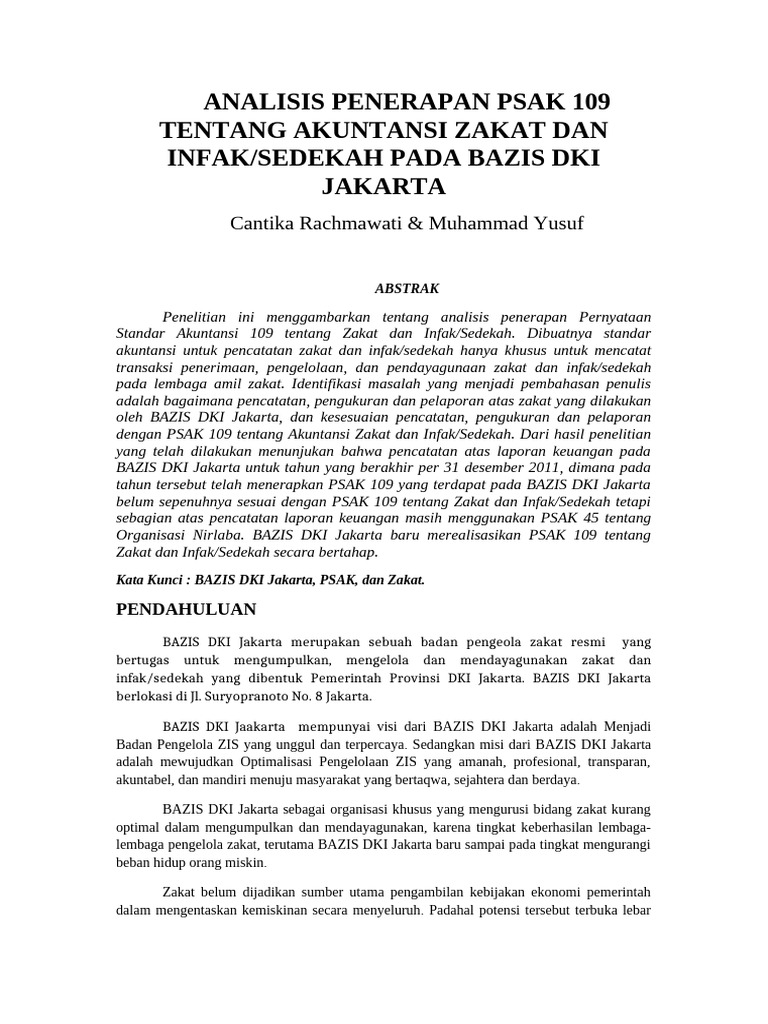 Contoh Working Paper Skripsi | PDF | Bisnis | Pengelolaan Keuangan & Uang
