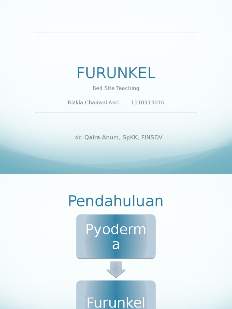 Pengertian dan Penanganan Furunkel | PDF