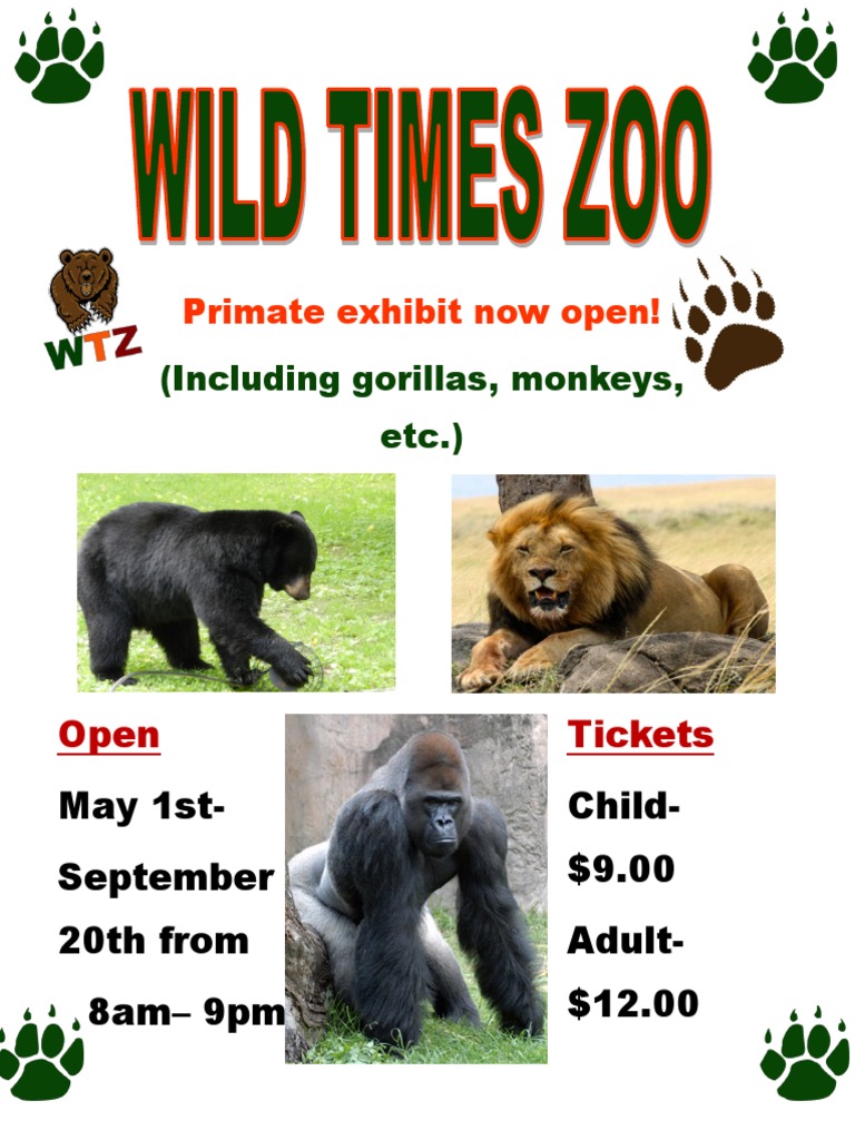 Zoo Flyer | PDF