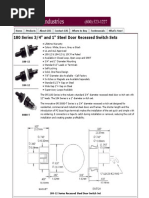Sentrol 1078 1076 Series Magnetic Contacts Data Sheet | PDF | Switch ...