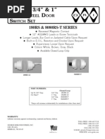 Sentrol 1078 1076 Series Magnetic Contacts Data Sheet | PDF | Switch ...