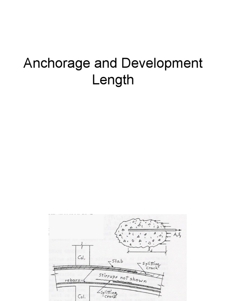 Anchorage and Development Length