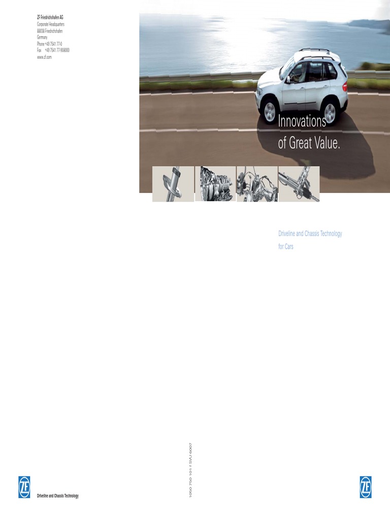 ZF 8 Speed Info | PDF | Transmission (Mechanics) | Automatic Transmission