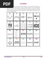 Word Plexer Puzzles and Answers | PDF | Cooking, Food & Wine