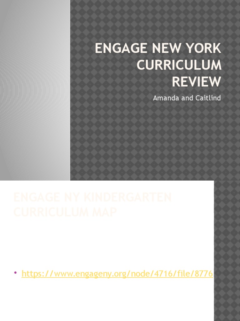 Engage NY Kindergarten Curriculum Review | PDF | Career & Growth | Wellness