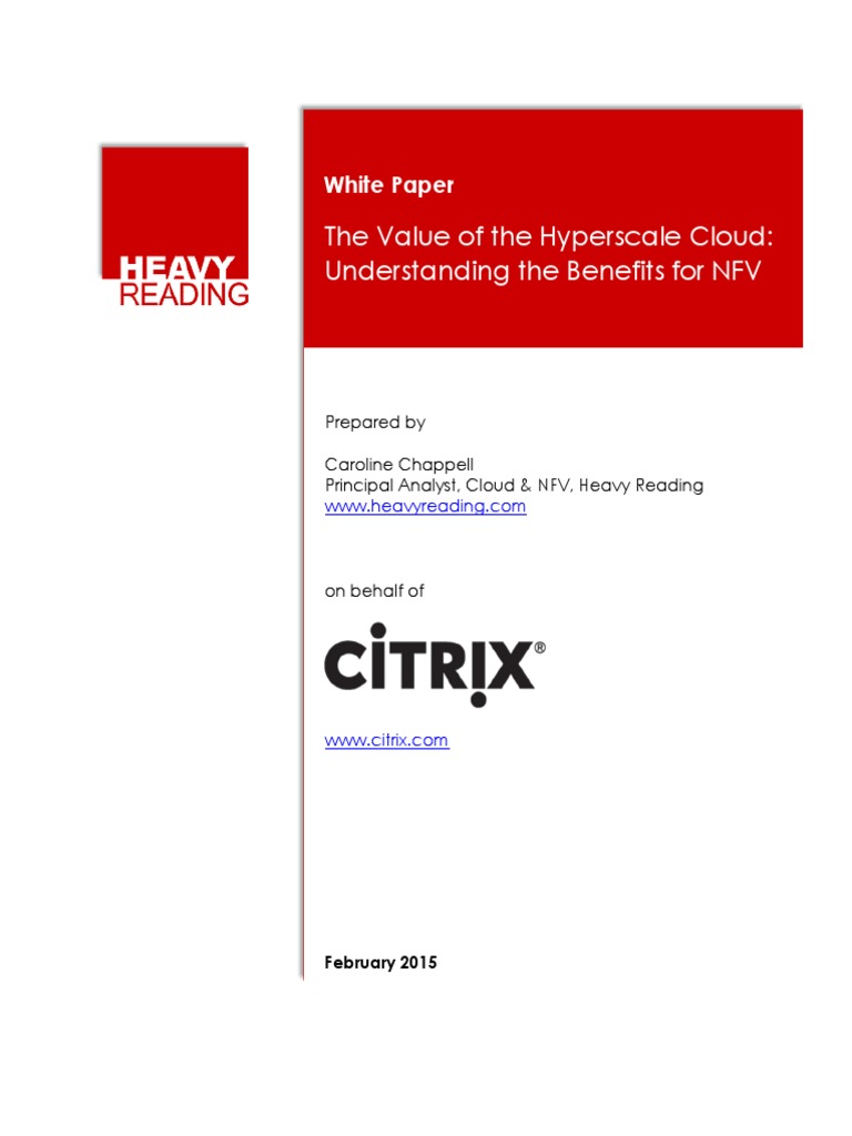 Value of The Hyperscale Cloud | PDF | Cloud Computing | Scalability