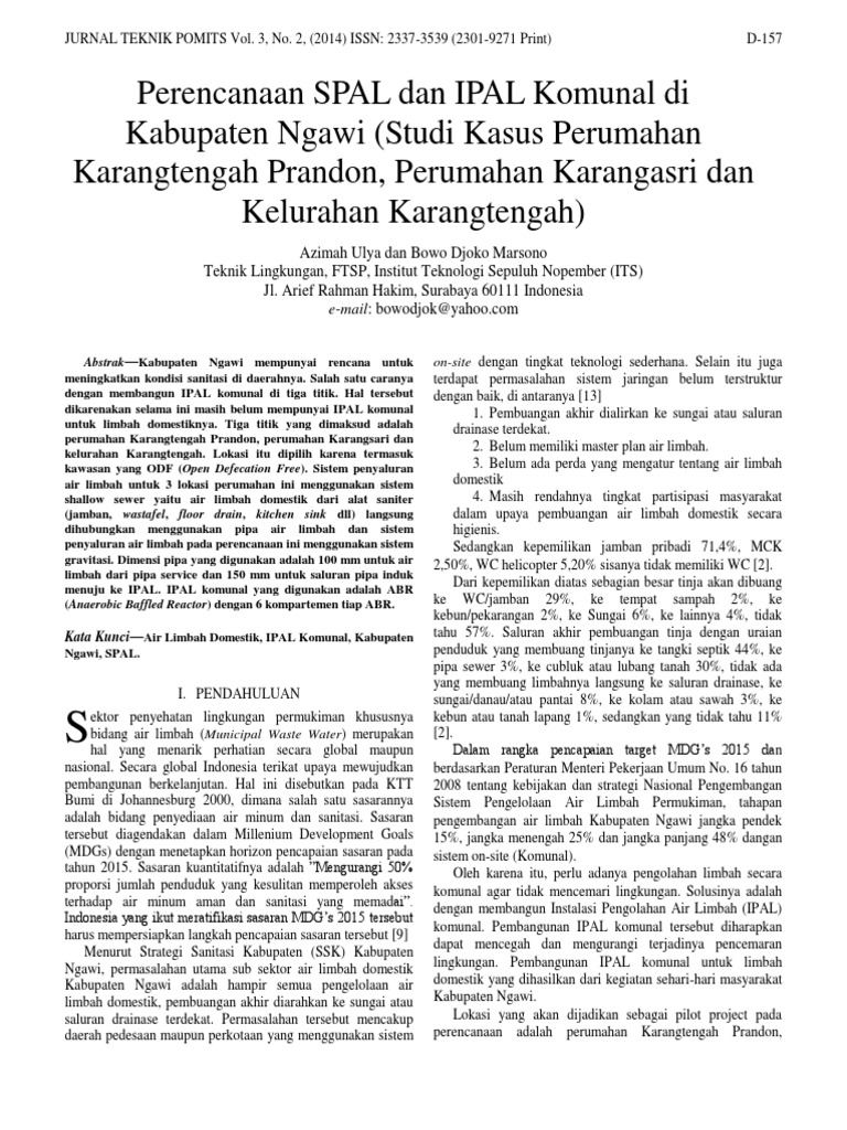 Desain Ipal | PDF