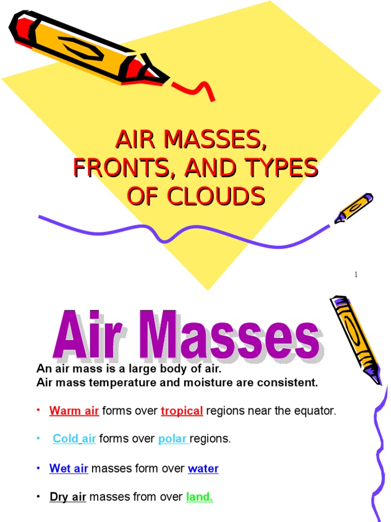 Understanding Air Masses and Fronts | PDF