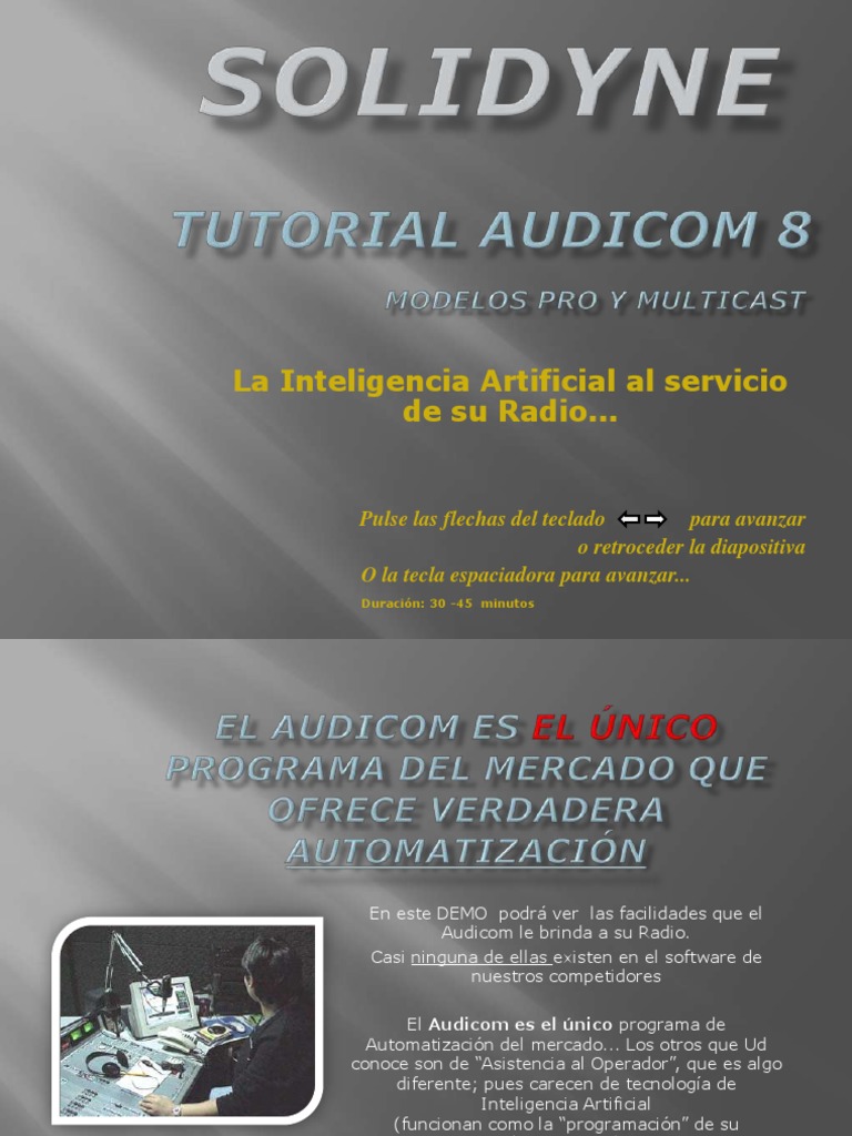 Tutorial Audicom 8-2011 | PDF | Radio | Internet