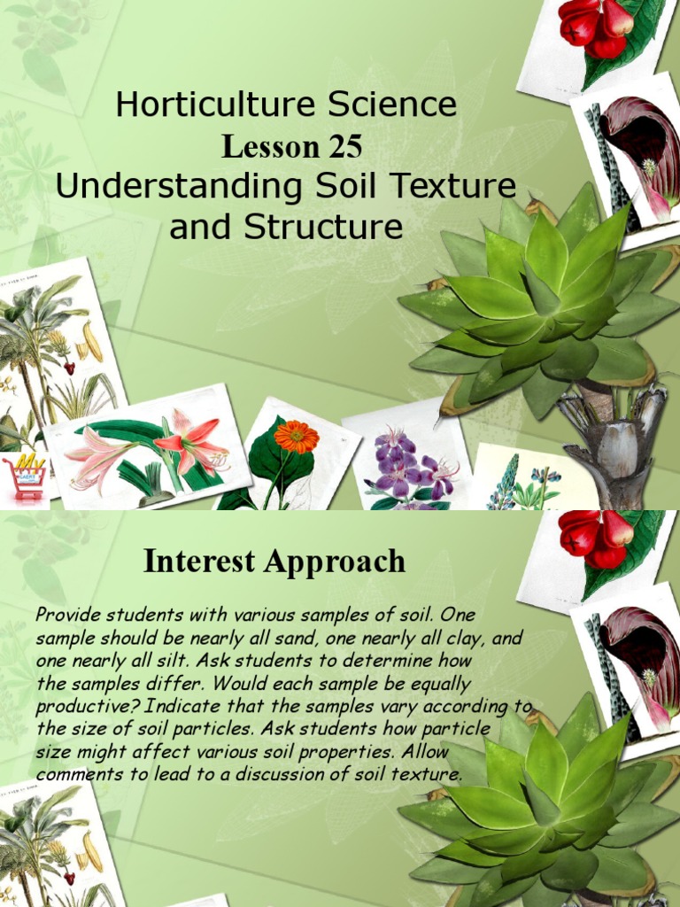 Soil Texture and Soil Structure | PDF | Loam | Soil
