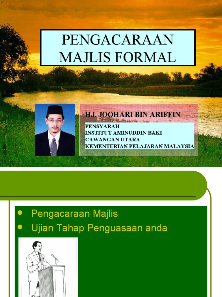 Pengacaraan Majlis Formal | PDF
