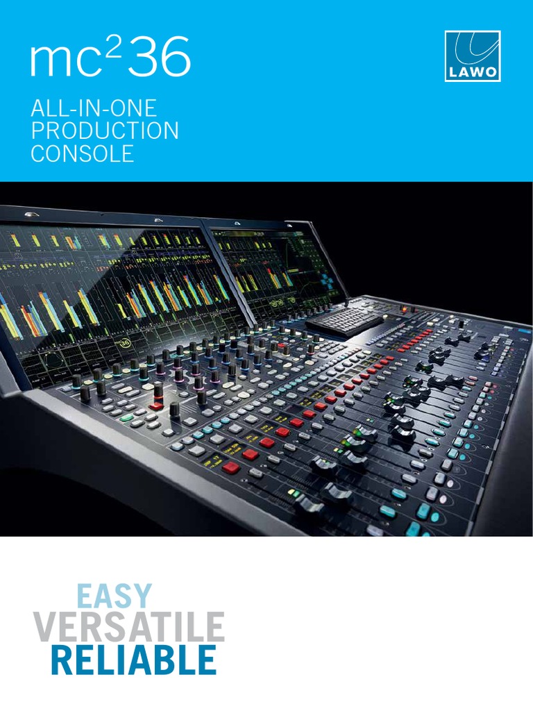 Lawo mc2 36 EN | PDF | Electronic Engineering | Sound Production