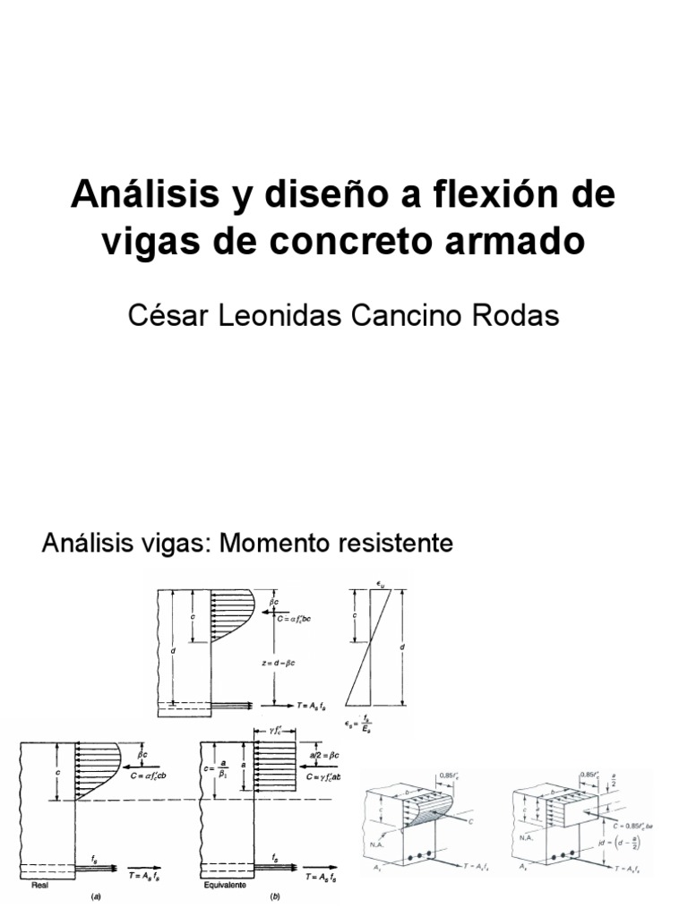 Diseño de Vigas | PDF | Concreto reforzado | Hormigón