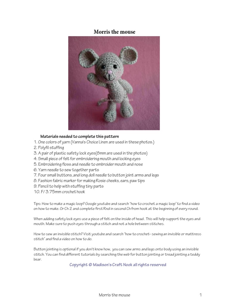 Morris The Mouse | PDF | Teaching Methods & Materials