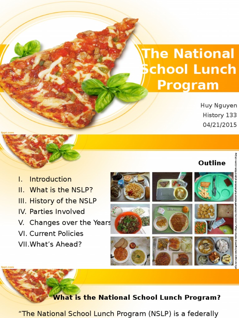 The National School Lunch Program: History and Policies | PDF | School ...