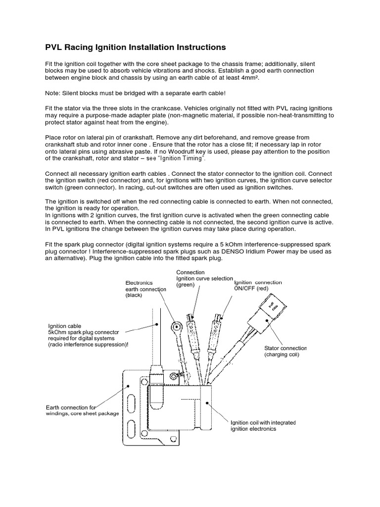 PVL Racing Ignition 1 | PDF | Ignition System | Electrical Connector