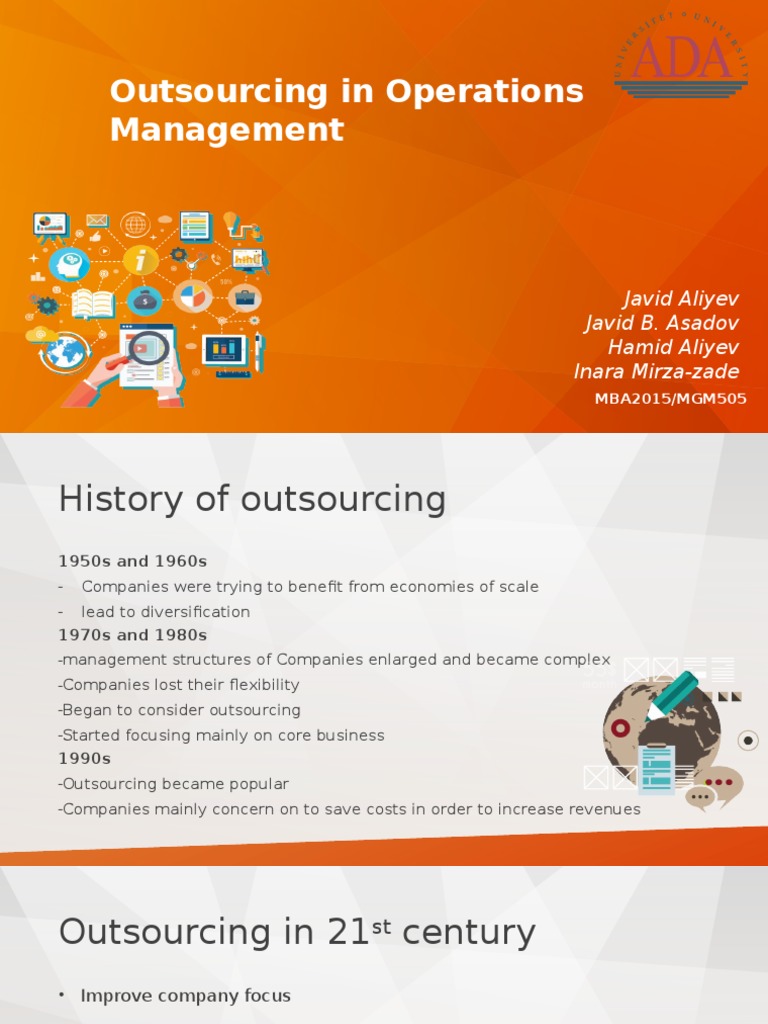 Outsourcing in Operations Management | PDF | Outsourcing | Business ...