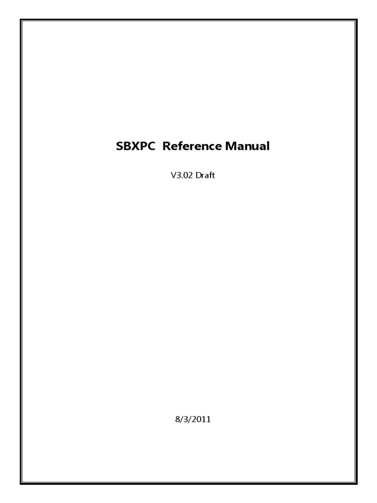SBXPC OCX Reference Manual v3.02 Draft | PDF | C Sharp (Programming Language) | C++