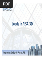 RISA-3D Quick Start Handout | PDF | Truss | Beam (Structure)