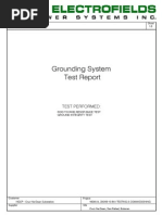 Grounding Test Form | PDF | Electrical Engineering | Electricity