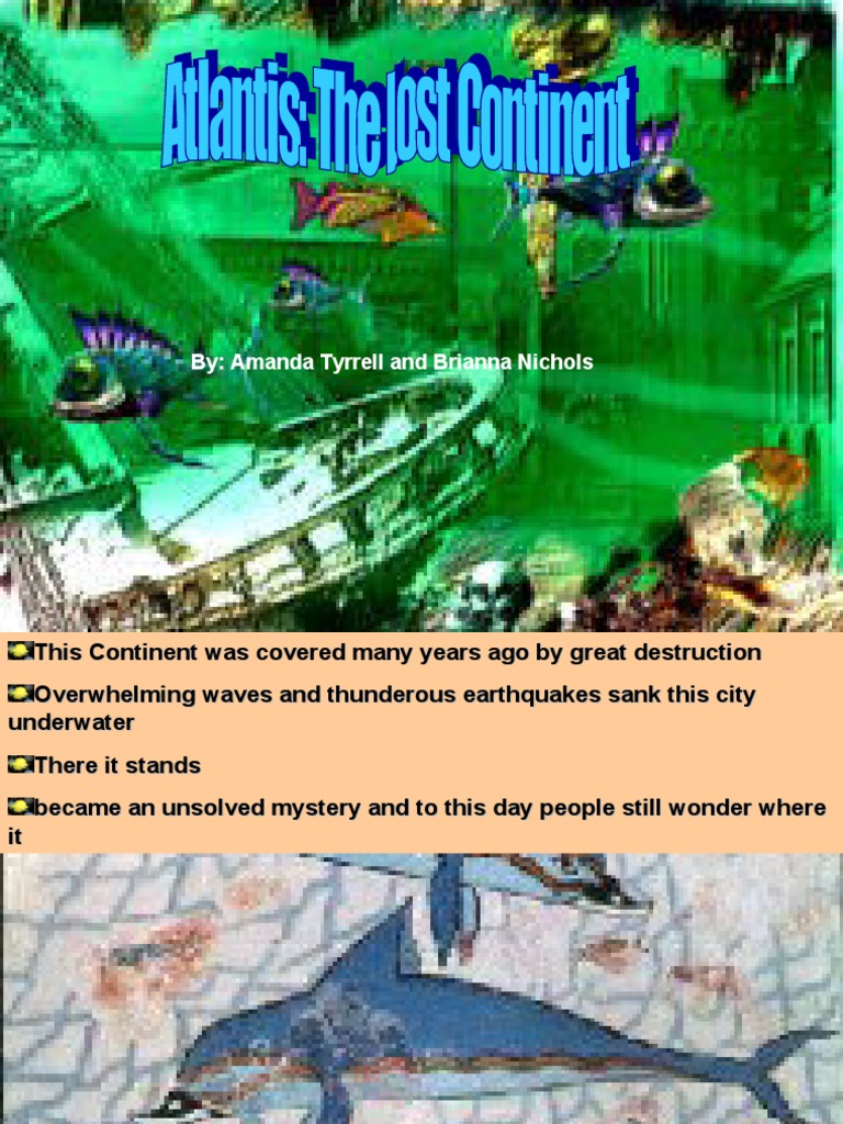 Atlantis Lost Continent | PDF | Social Science