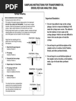 Transformer Oil Sampling Procedure PDF | PDF | Syringe | Equipment