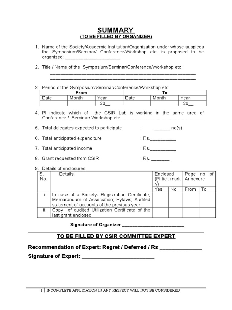 Csir Form | PDF | Laboratories | Inquiry
