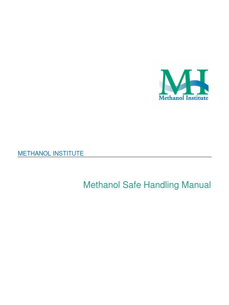 Methanol Safe Handling Manual Final English | PDF | Methanol | Ethanol