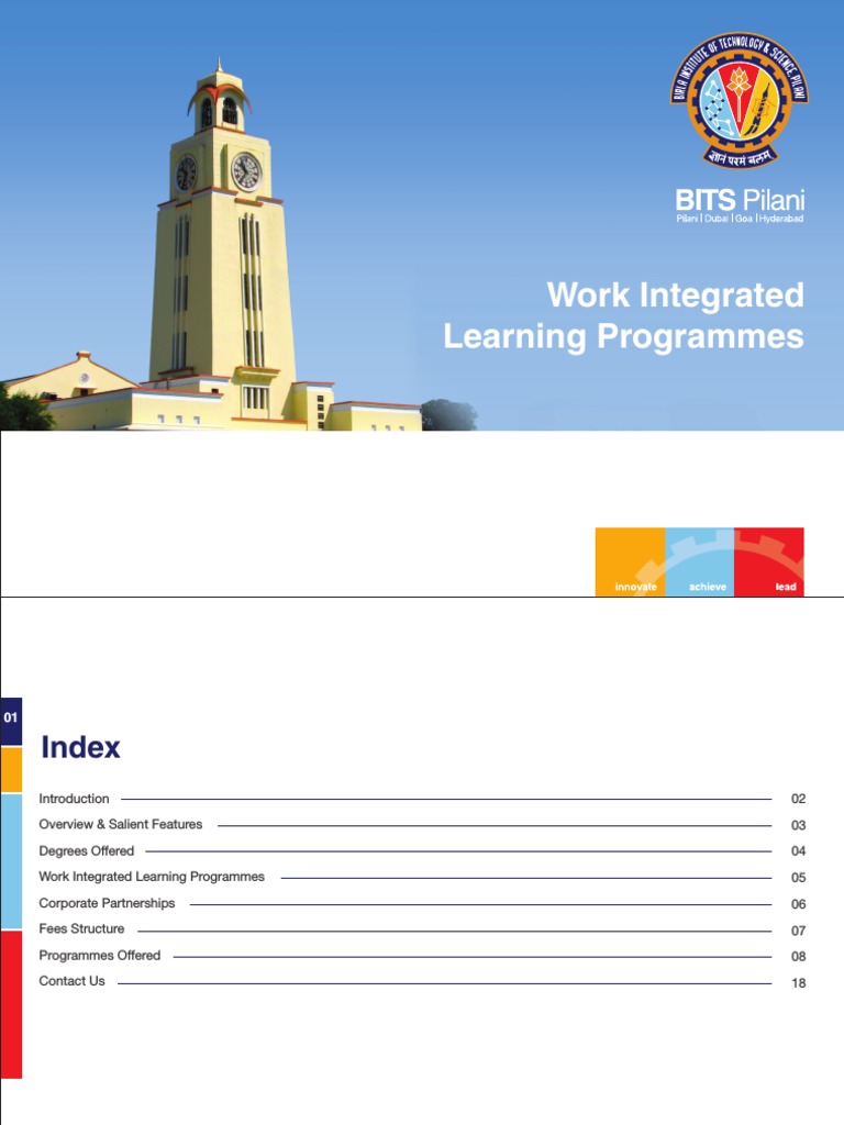 WILP Brochure | PDF | Computing | Software