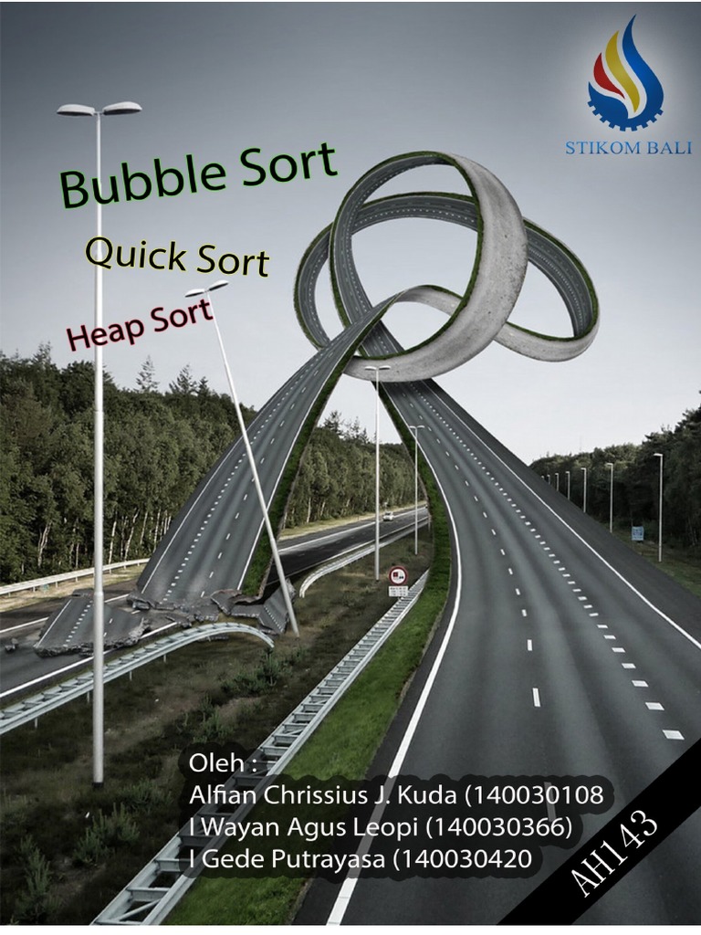 Bubble Sort, Quick Sort, Heap Sort | PDF | Metode & Bahan Ajar | Komputer