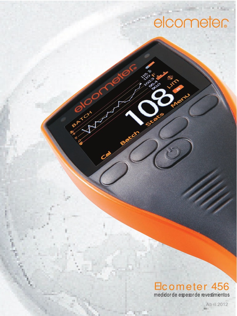 Ficha Tecnica Elcometer 456 | PDF | Calibración | USB