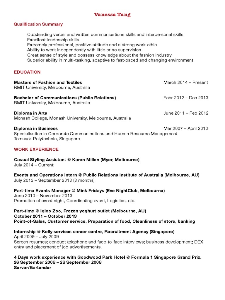 Working CV | PDF
